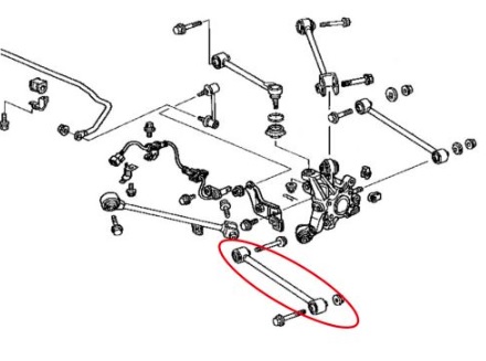 2005 Accord Rear Strut Diagram
